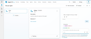 Copilot Studio: How do I create a delay in an agent’s action? | A blog ...